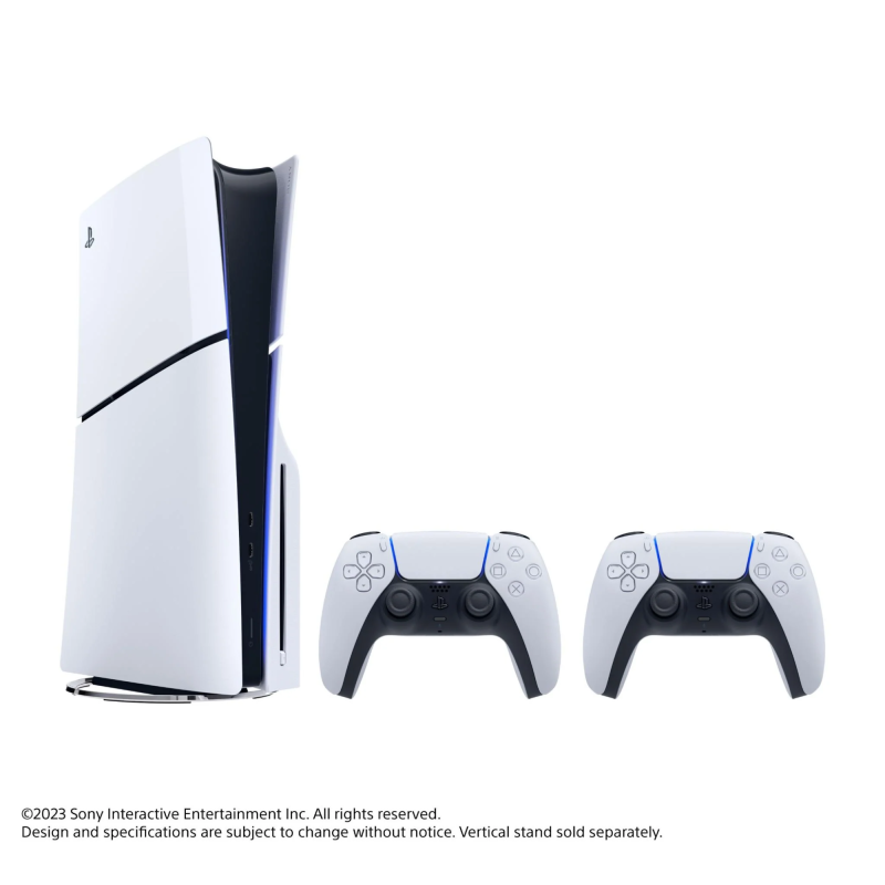 PS5 Slim Console PLUS Two DualSense™ Wireless Controllers » Rent The Roo